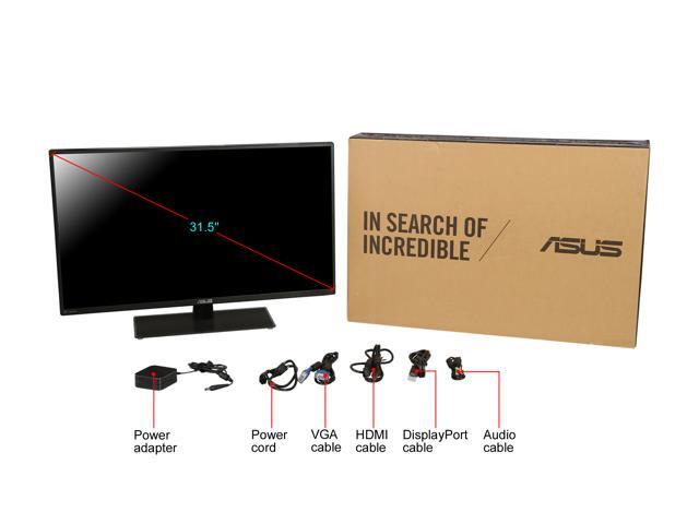 Refurbished: ASUS VA32AQ 32" (Actual size 31.5") 2560x1440 WQHD 2K ...