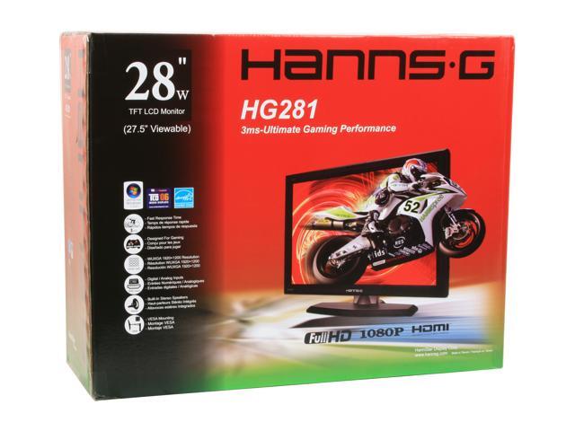 Hanns-G 27.5" Active Matrix, TFT LCD WUXGA LCD Monitor with Height ...