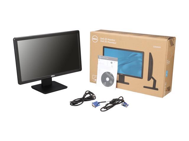 Dell E2015HV Black 19.5" Widescreen LED Backlight LCD TN Monitor, 1600 ...