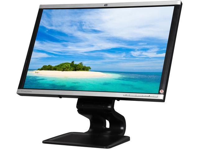 Refurbished: HP LA2405WG Black / Silver 24" Pivot/Swivel adjustable ...