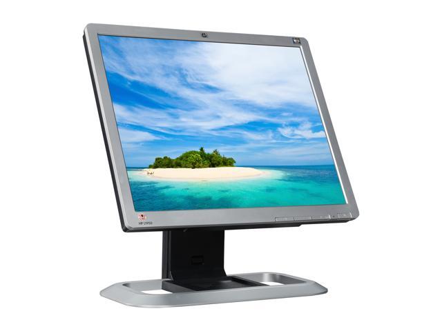 Refurbished: HP L1950 Carbonite Black and Silver 19" 5ms LCD Monitor A ...