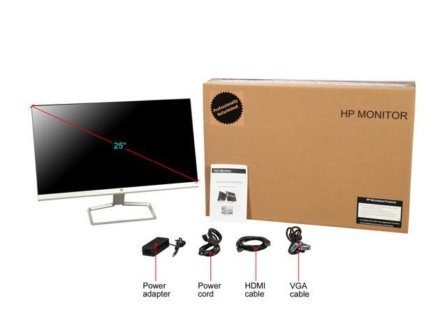 Refurbished: HP 25f 25" Full HD 1920x1080 75Hz AMD FreeSync VGA 2xHDMI ...