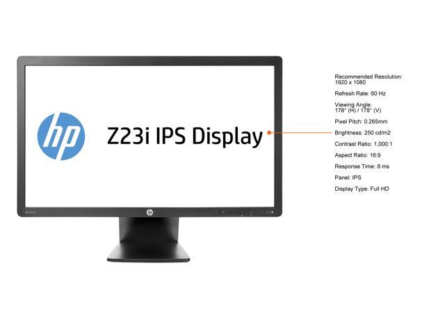 Refurbished: HP 23" 60 Hz IPS FHD Monitor 8 ms 1920 x 1080 D-Sub, DVI ...