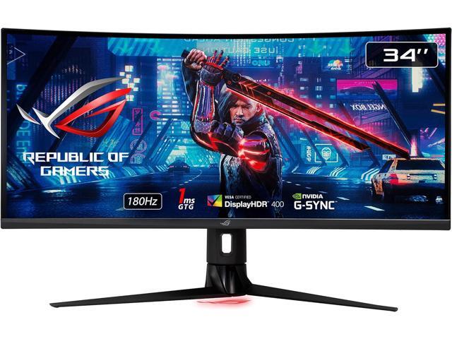 ASUS ROG Strix 34" XG349C UWQHD 3440 x 1440 180Hz (OC) 1ms (GTG ...