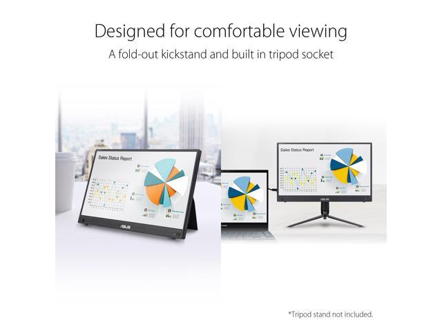 ASUS ZenScreen Touch Screen 15.6" 1080P Portable USB Monitor (MB16AHT ...