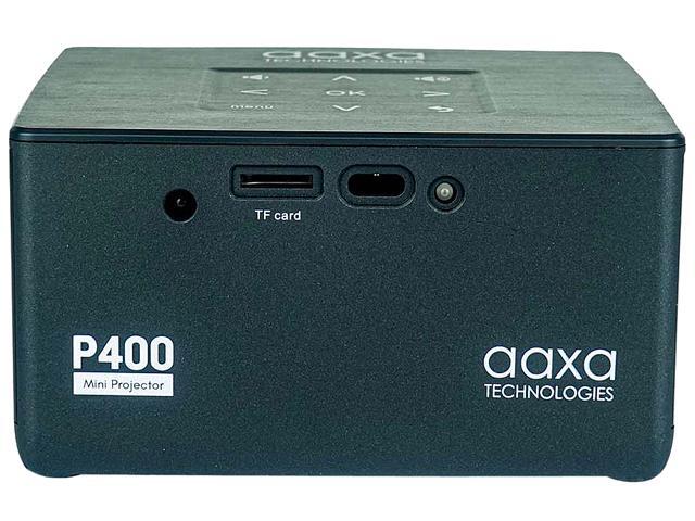 AAXA P400 Short Throw Mini Projector with 2 Hour Battery, Native 1080p ...