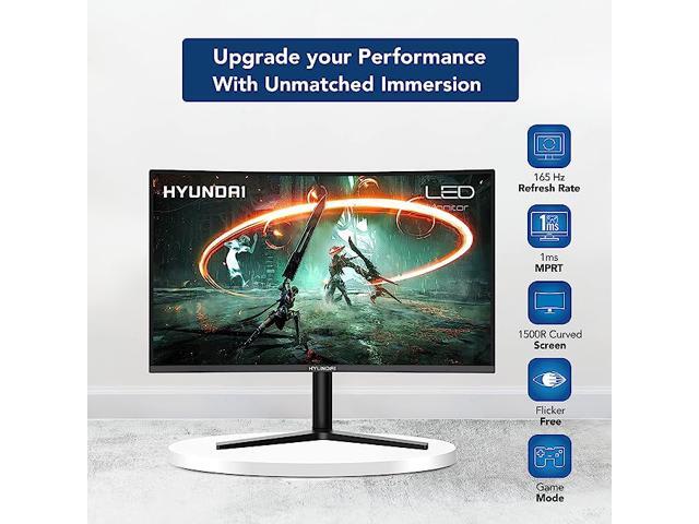 Hyundai 32-Inch Curved Gaming Monitor - 165Hz - 1080p Full HD ...