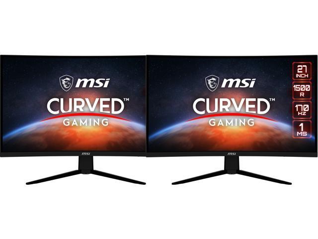 MSI G273CQ 27" QHD 2560 x 1440 (2K) 1ms (MPRT) / 4ms (GTG) 170 Hz ...