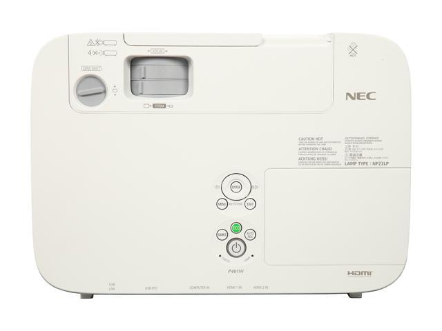 Refurbished: NEC Display Solutions NP-P401W LCD 4000-lumen Widescreen ...