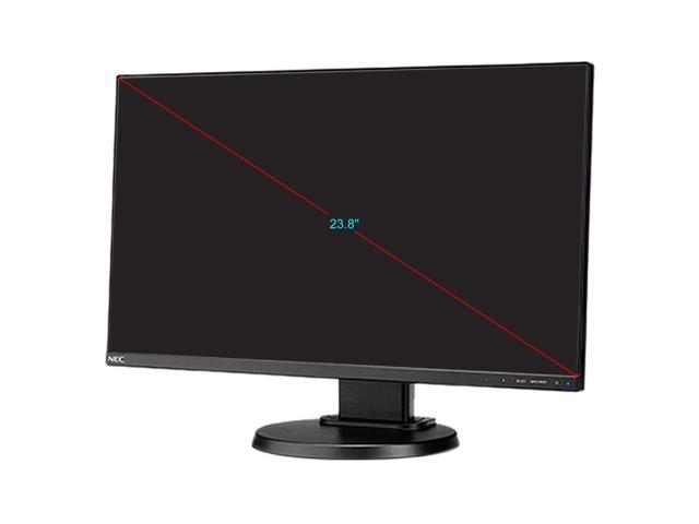 NEC MultiSync E Series E242N-BK 23.8" Full HD 1920 x 1080 6ms D-Sub, HDMI, DisplayPort Narrow ...
