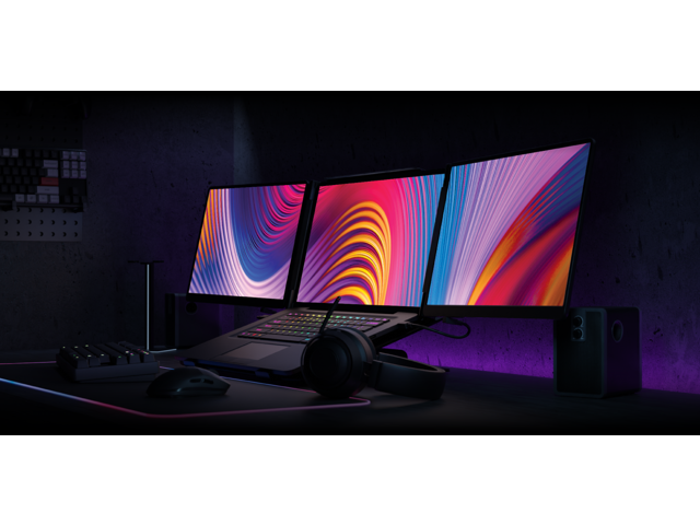 Monduo 16 Inch Pro Duo Monitor, 16" TriScreen for 16"-18" Laptops ...