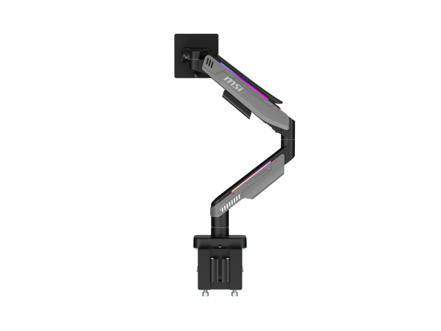 MSI MPG MT201R - Premium RGB Single Monitor Stand Arm, Supports 17-49 ...