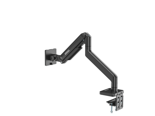 MSI MAG MT201 - Premium Heavy Duty Single Monitor Stand Arm, Supports ...