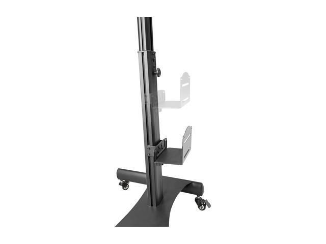 StarTech.com WKSTNCART Mobile Workstation Cart with Monitor Mount, CPU ...