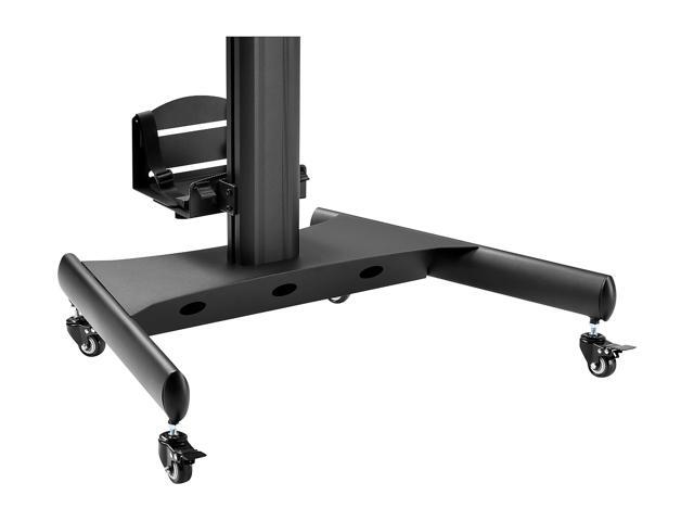 StarTech.com WKSTNCART Mobile Workstation Cart with Monitor Mount, CPU ...