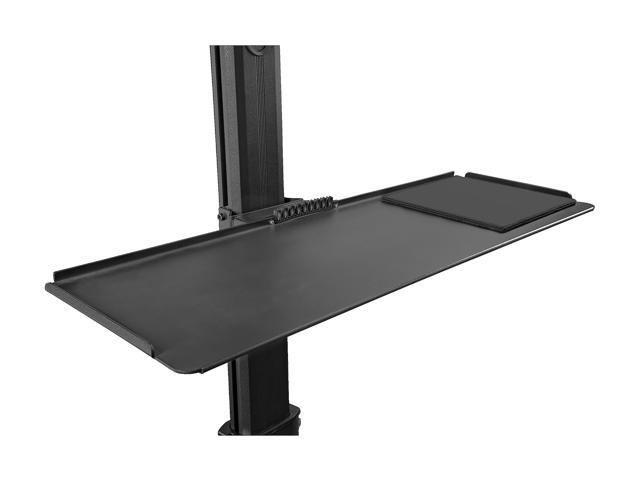 StarTech.com WKSTNCART Mobile Workstation Cart with Monitor Mount, CPU ...