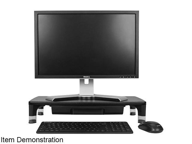 Targus AWE804GL Adjustable Monitor Riser with Drawer (Black) - Newegg.com