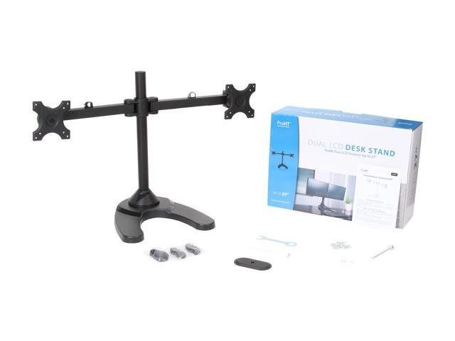 inland Dual LCD Monitor Mount (05308), Free Standing Fully Adjustable ...
