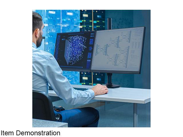 Ergotron LX Dual Stacking Arm Tall Pole (Matte Black) - Newegg.ca