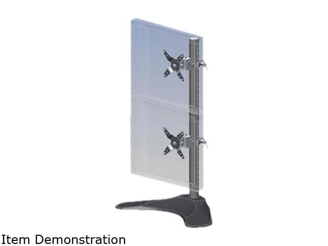 Ergotech 100-D28-B11 Dual Vertical LCD Desk Stand - Newegg.com