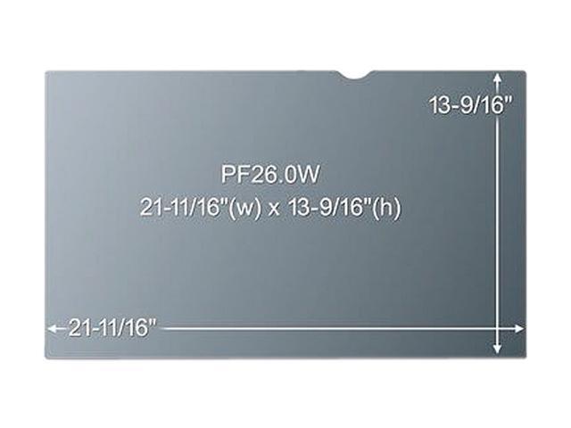 3M PF26.0W Privacy Filter for 26" Widescreen Desktop LCD Monitor ...