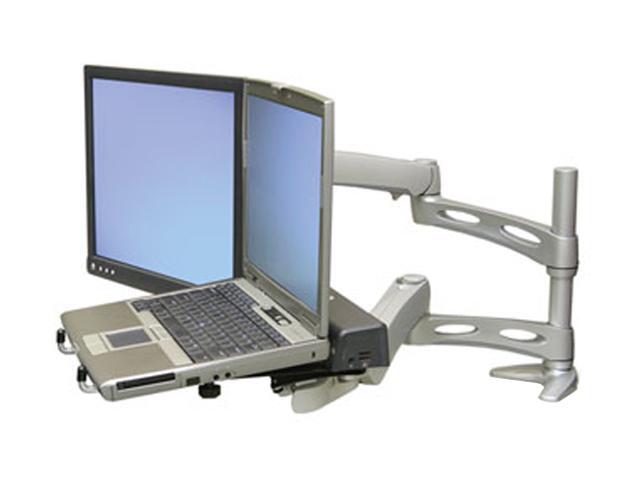 Ergotron 28-512-194 LX Dual Desk Mount Arm (silver) - Newegg.com