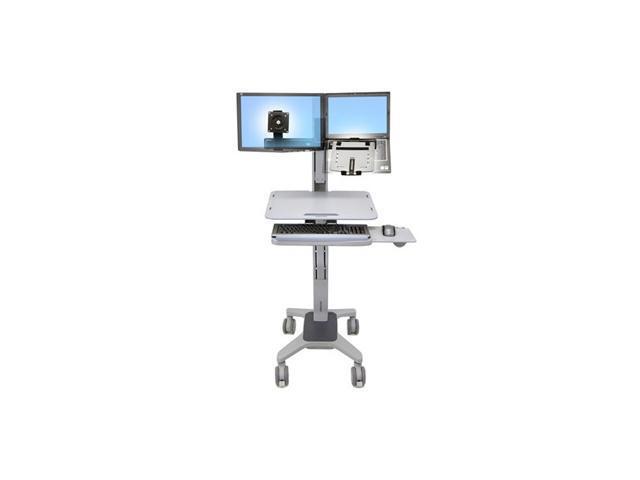 Ergotron 24-195-055 WorkFit C-Mod, Combo Sit-Stand Workstation - Newegg.com