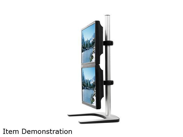 atdec VFS-DV Visidec Freestanding Double Vertical Monitor Display Stand ...