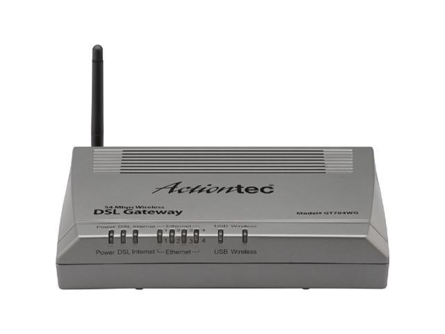 Actiontec GT704WGB Wireless DSL Router - 54 Mbps - Newegg.com