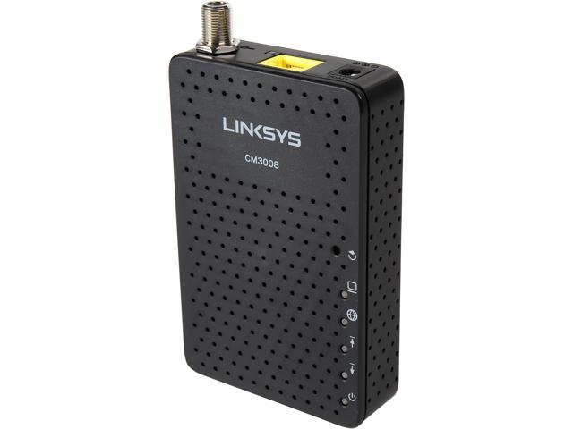 Open Box: LINKSYS CM3008-RM-B Docsis 3.0 Cable Modem (8x4 Bonded ...
