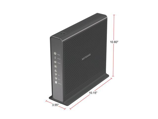 NETGEAR Nighthawk AC1900 (24x8) DOCSIS 3.0 Wi-Fi Cable Modem Router For ...