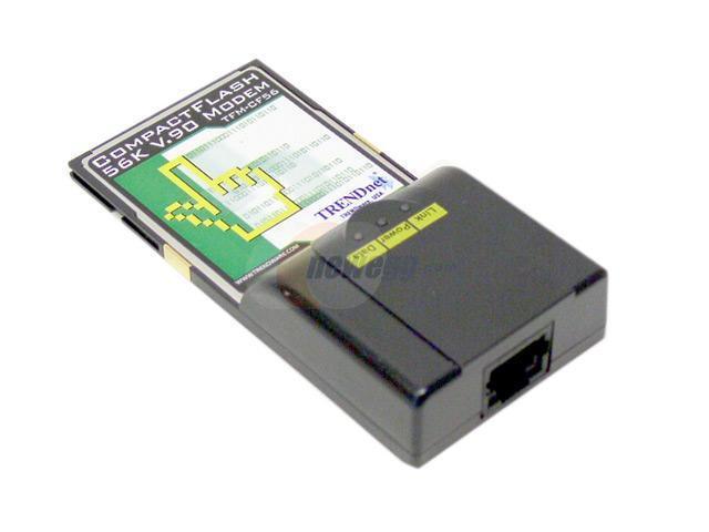 Open Box: TRENDnet TFM-CF56 Fax Modem CompactFlash Card - Newegg.com
