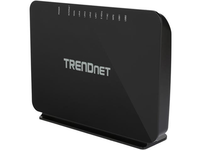 TRENDnet TEW-816DRM AC750 Wireless VDSL2 / ADSL2+ Modem Router - Newegg.com