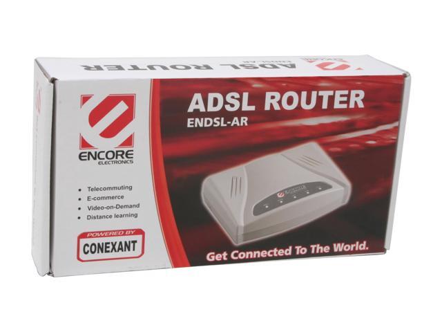 ENCORE ENDSL-AR ADSL Modem with Single Port Router - Newegg.com