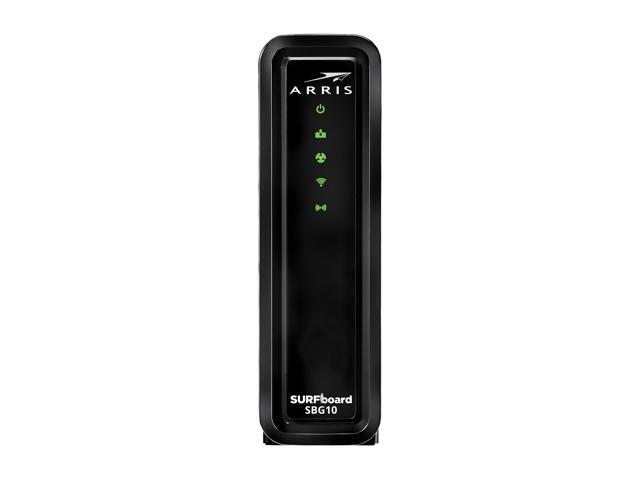 Refurbished: ARRIS SURFboard SBG10 2-in-1 Cable Modem & AC1600 Dual ...