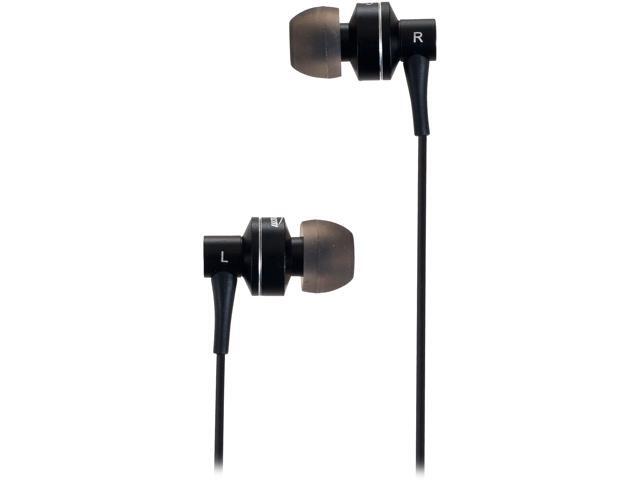 Sunbeam Black SEB-2014 Stereo HD Bass Metal Earphones - Black - Newegg.com