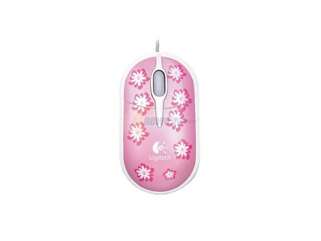 Logitech 931457-0403 Flower Wired Optical Mouse - Newegg.com