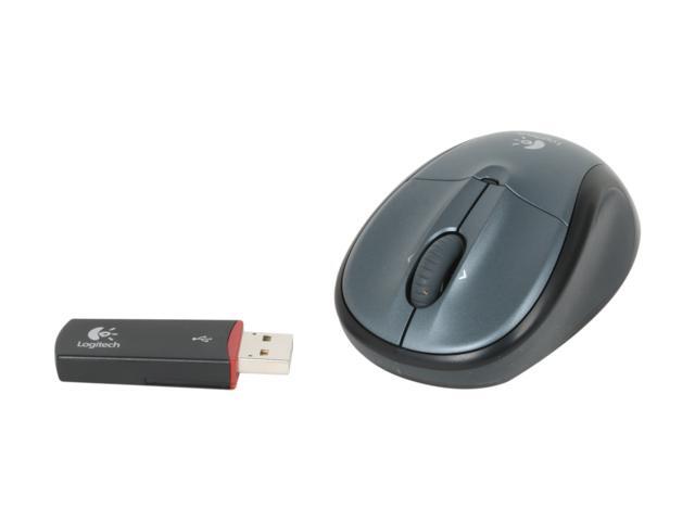 Logitech V220 Dark Gray Cordless Optical Mouse For Notebooks - Newegg.com