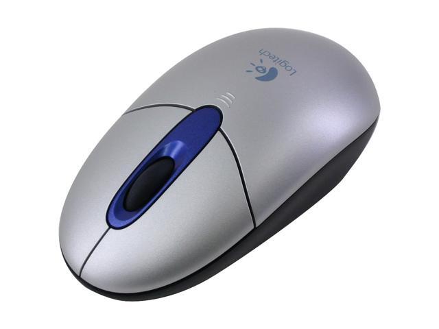 Logitech Cordless Optical Mouse 931187-0403 Silver RF Wireless Optical ...