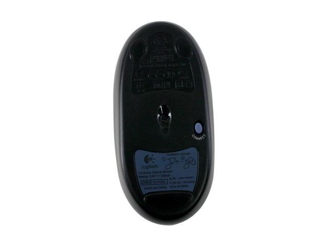 Logitech Cordless Optical Mouse 931156-0403 Black RF Wireless Optical ...