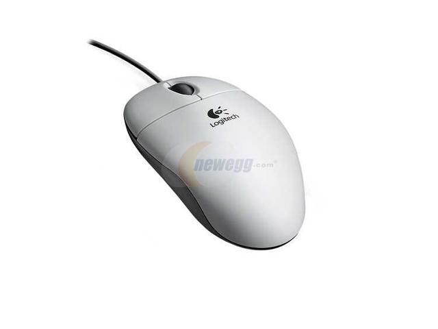 Logitech SBF96 953696-0000 White Optical Mouse - Newegg.com