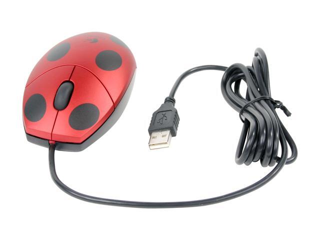 Logitech Ladybug 931266-0403 2-Tone Optical Mouse - Newegg.com