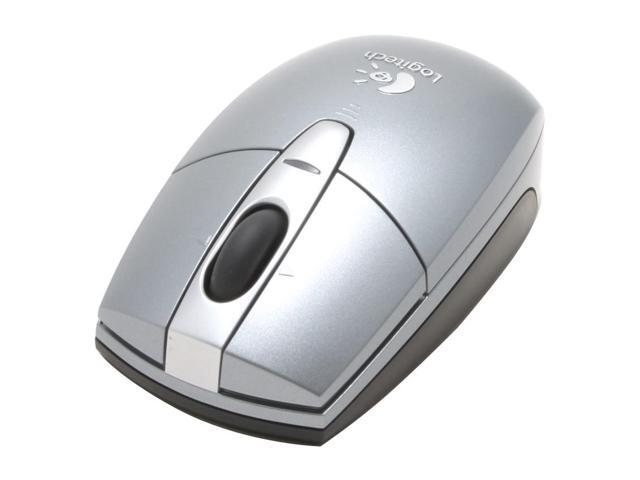 Logitech V200 Silver 3 Buttons Tilt Wheel USB 2.4 GHz Wireless Optical ...