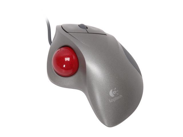 Refurbished: Logitech 996-000012 Gray Trackball TrackBall TrackMan ...