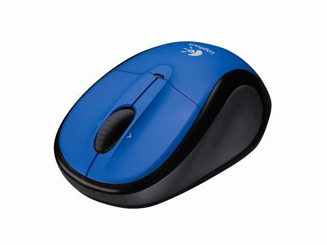 Logitech V220 Royal Blue Cordless Optical Notebook Mouse - Newegg.com