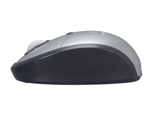 Refurbished: Logitech Mini Silver/Dark Gray Cordless Optical Mouse ...