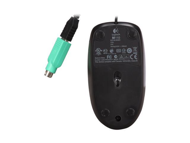 Logitech M110 Black Wired Optical Mouse - Newegg.com