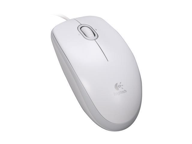 Logitech M110 White Wired Mouse - Newegg.com
