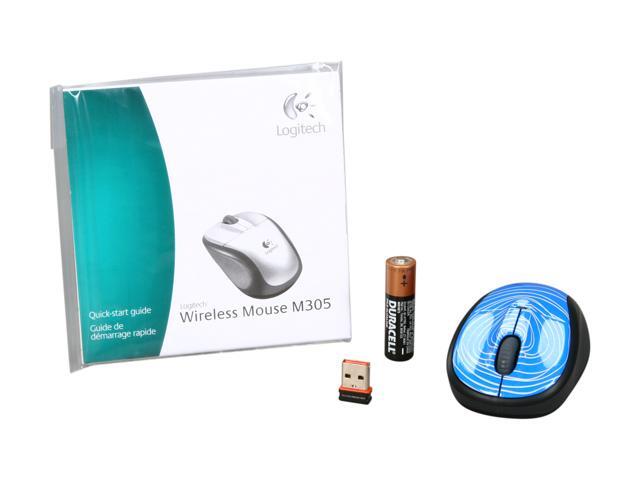 Logitech M305 Blue Swirl RF Wireless Mouse - Newegg.ca