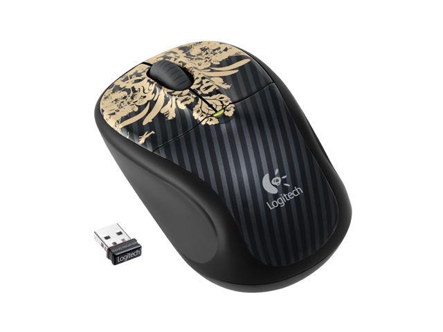 Logitech M305 Victorian Wallpaper RF Wireless Optical Mouse - Newegg.com